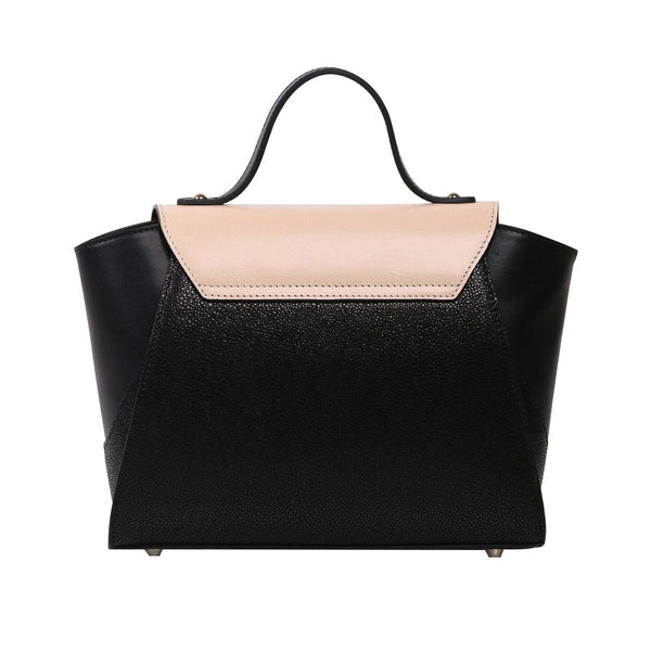 Koi Small Black Satchel | Full Grain Leather - Bellorita Koi Small Black Satchel | Full Grain Leather - Bellorita